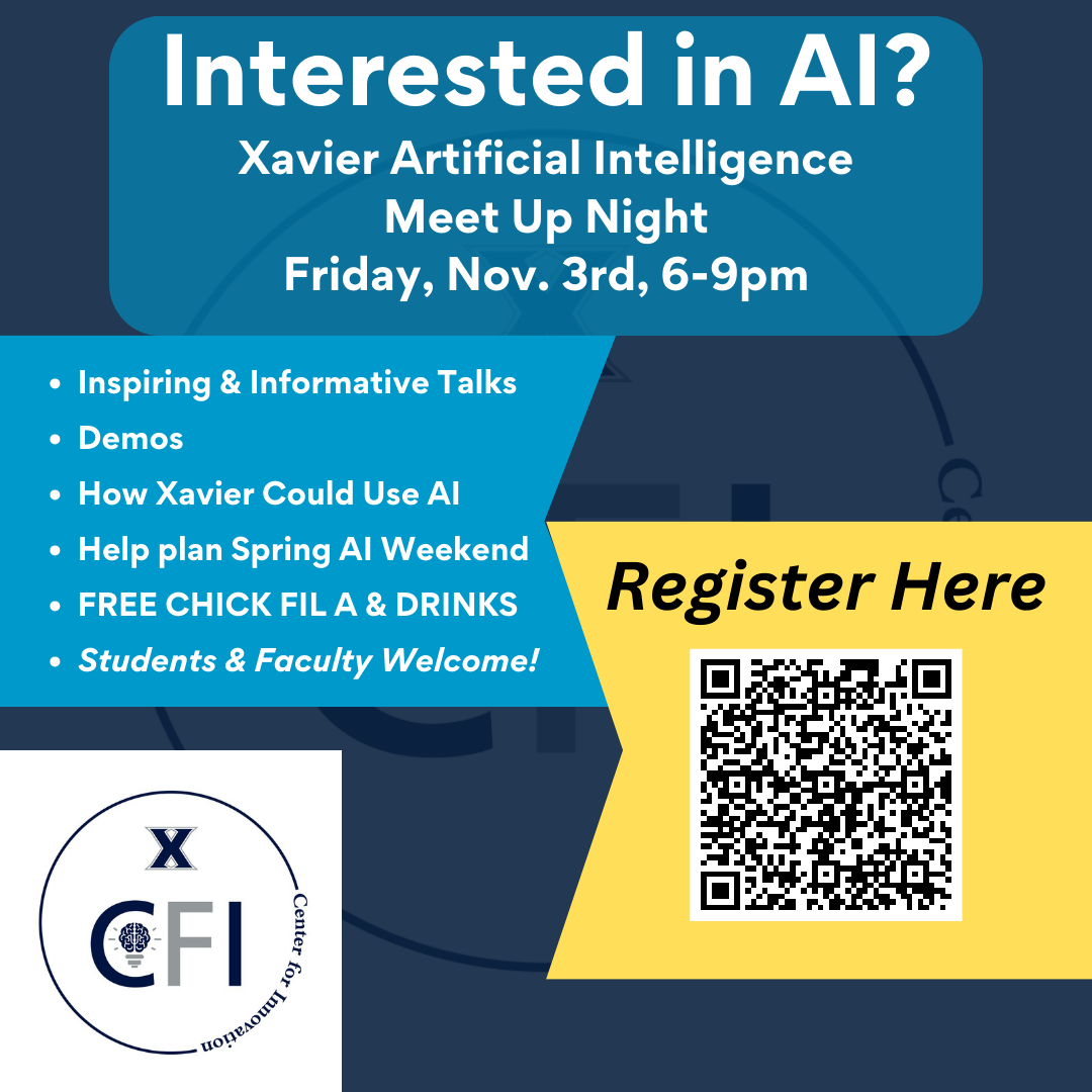 Event: AI Boot Camp - Center for Innovation | Xavier University