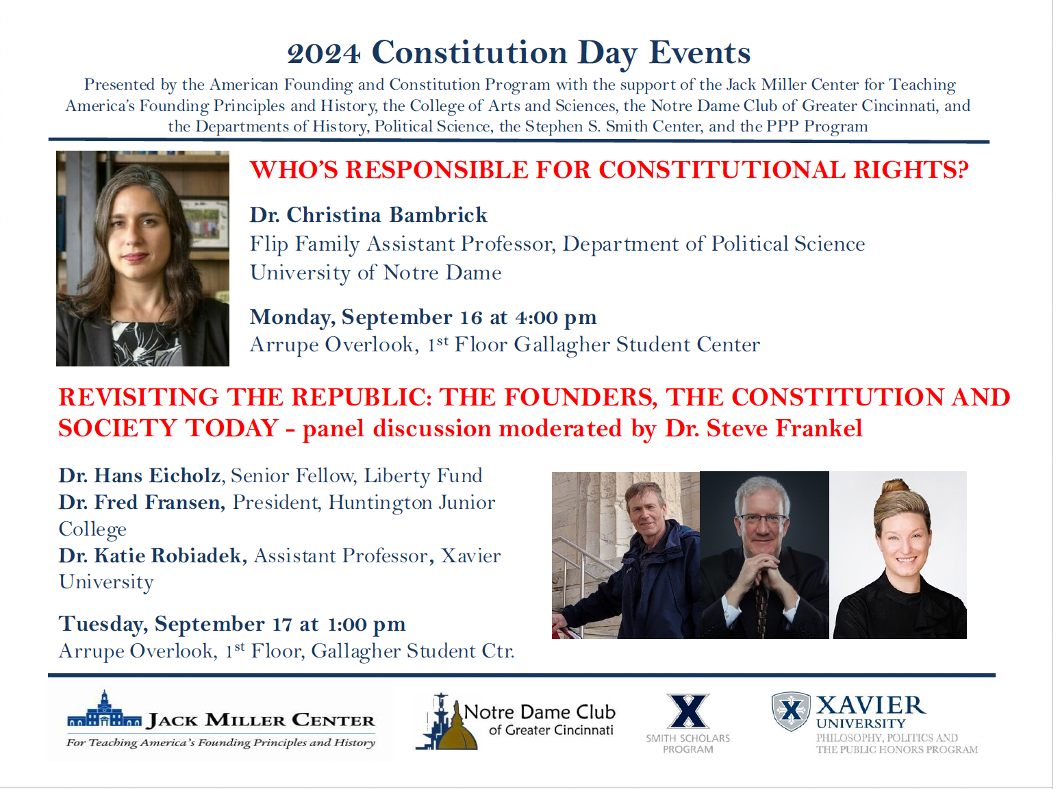 Event: 2024 Constitution Day Colloquium - American Founding and ...
