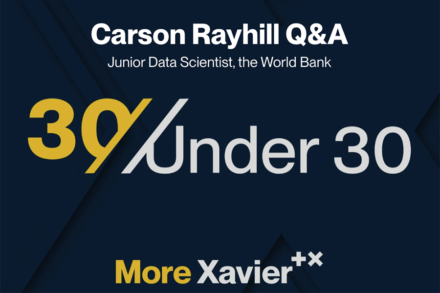 Carson Rayhill Q&A - Xavier Now | Xavier University