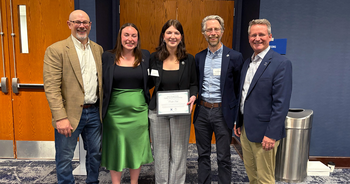 Xavier awards inaugural Brigid Kelly Public Service Scholarship ...